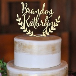 14 Word Cake Topper Ideas for your Wedding Cake - Love & Lavender