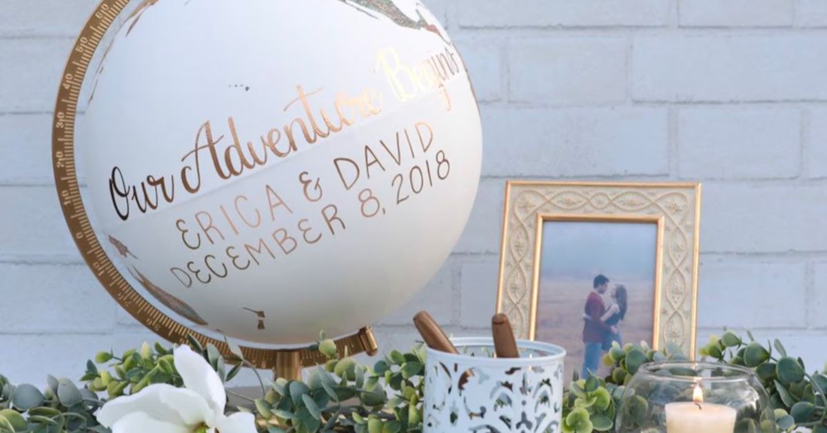 9 Wedding Globe Guest Books: Put a New Spin on an Old Idea - Love ...