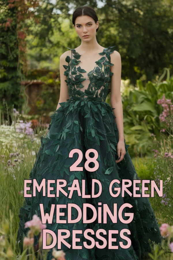 26 Stunning Green Wedding Dresses to Inspire Your Non-Traditional Look ...