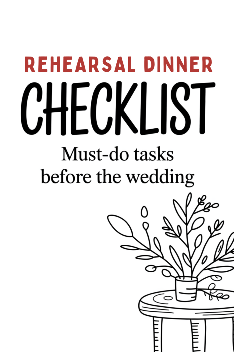 The Rehearsal Dinner Checklist: What to Plan, When to Plan It, and How ...
