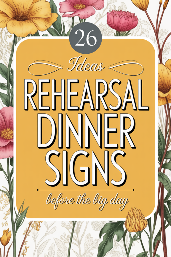 26 Rehearsal Dinner Signs That Are Cheap, Cute, and Ship Fast - Love ...