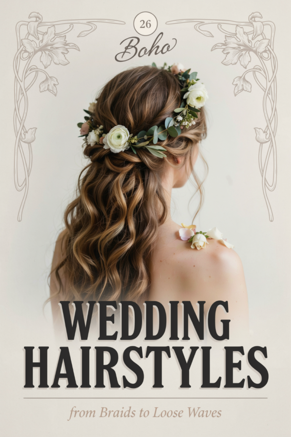 26 Boho Wedding Hair Ideas for Brides Who Want Flowers, Braids, and ...